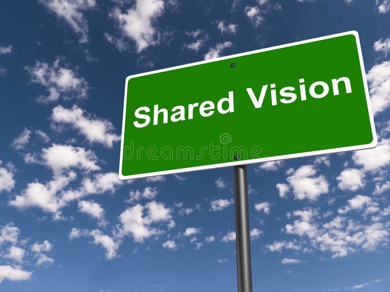 Shared Vision Common Goal Mission Purpose People 3d Illustration Stock ...