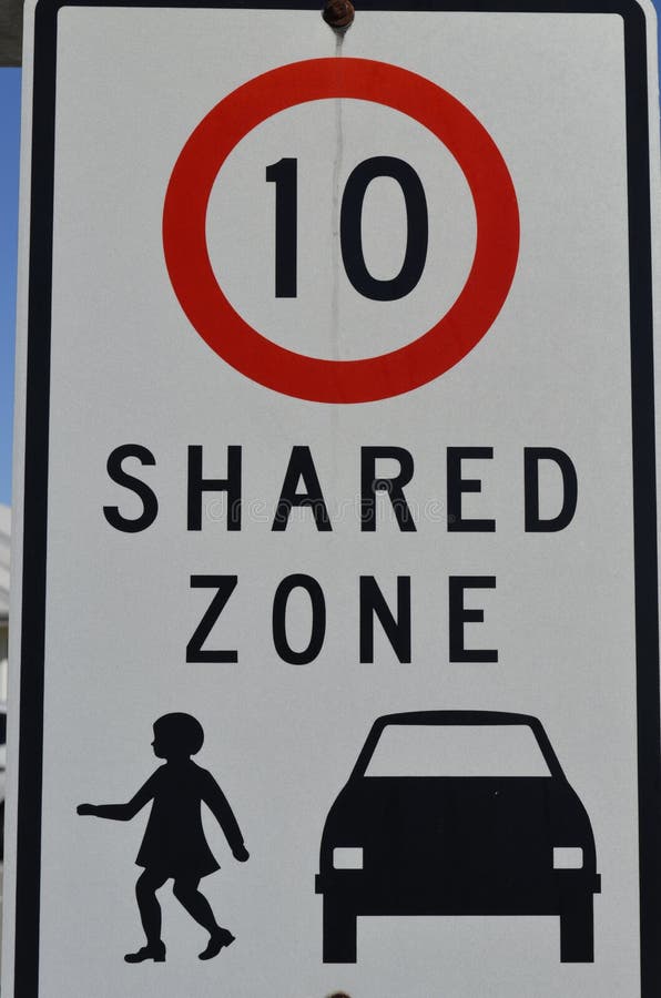 Shared Zone Black Letters On White Background Stock Image - Image of ...