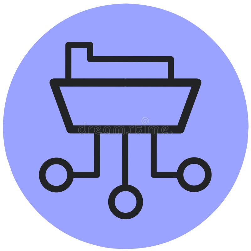 Shareshared Folder Icon. Share Symbol, Editable Stroke Stock Vector ...