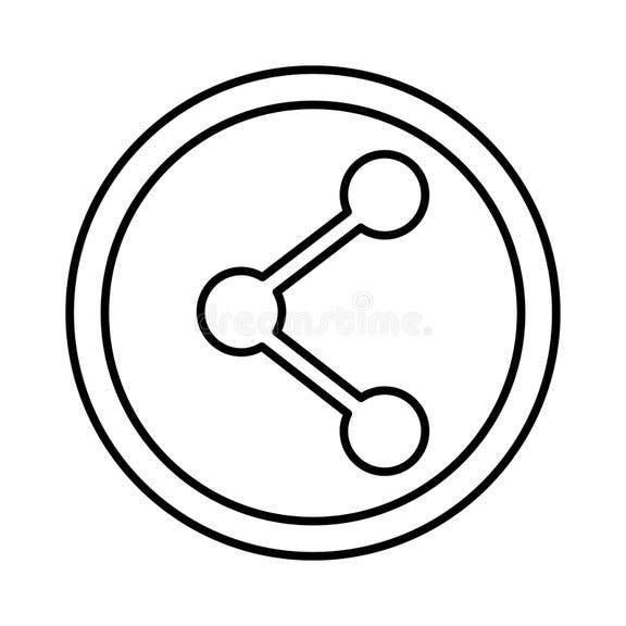 Sharethis Icon editorial stock image. Illustration of social - 257538579