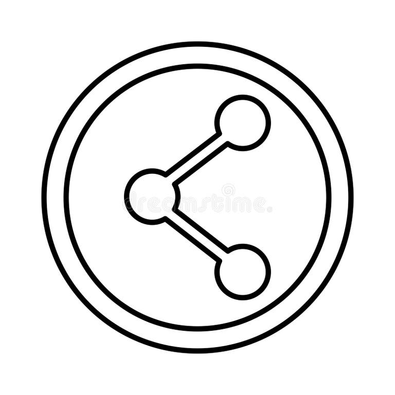 Sharethis Icon editorial stock image. Illustration of social - 257538579