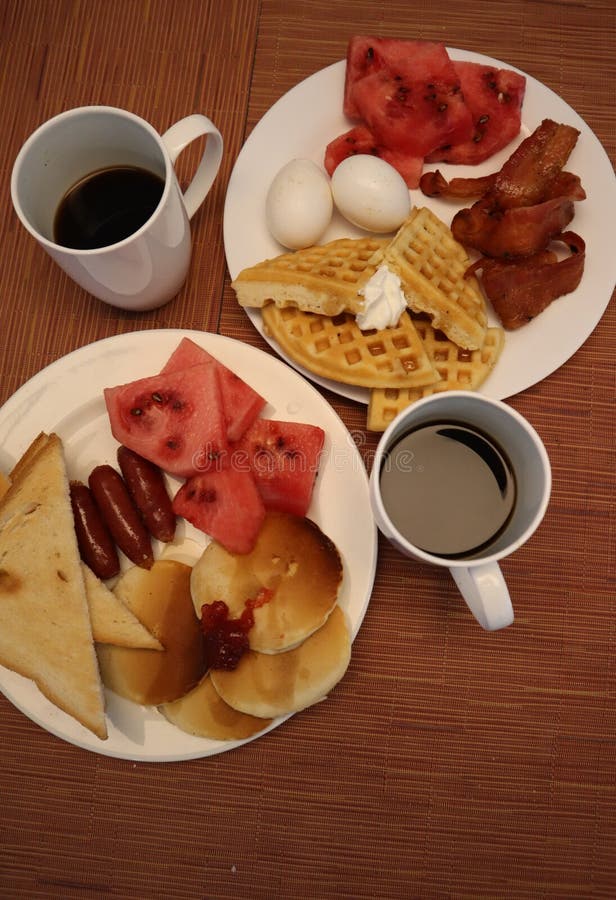 Sharing Breakfast with Someone Feels Good Stock Image - Image of ...