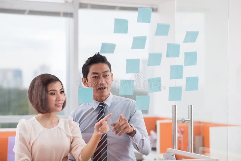 Sharing business ideas stock image. Image of executive - 57807573