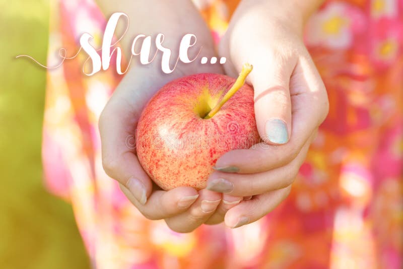 Sharing Concept stock photo. Image of organic, give - 110055306