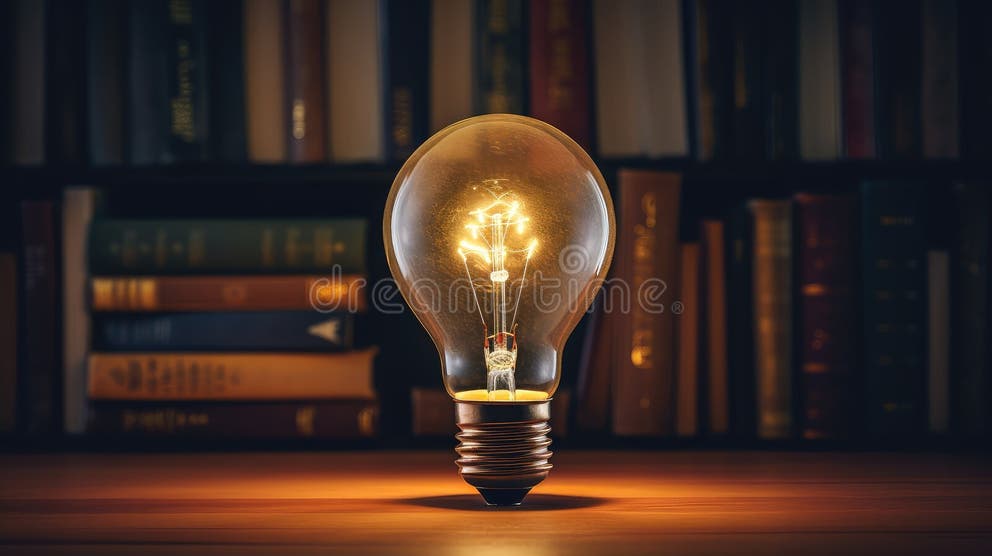 Sharing data light bulb stock illustration. Illustration of reminder ...