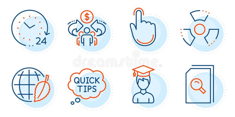 Sharing Economy, 24 Hours and Quick Tips Icons Set. Student, Search ... Sharing Economy, 24 Hours and Quick Tips Icons Set. Student, Search ...