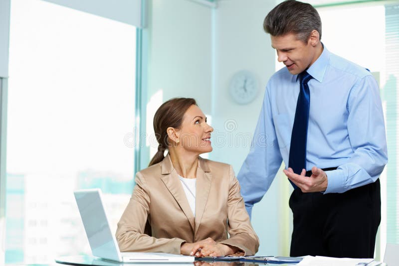 Sharing experience stock photo. Image of cooperation - 20682282