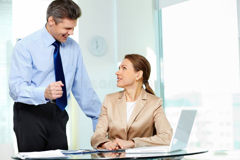 Sharing experience stock image. Image of cooperation, male - 8958945