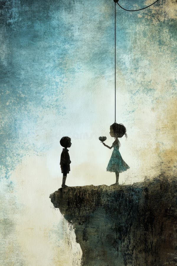 Sharing Heart stock illustration. Illustration of quiet - 388040074