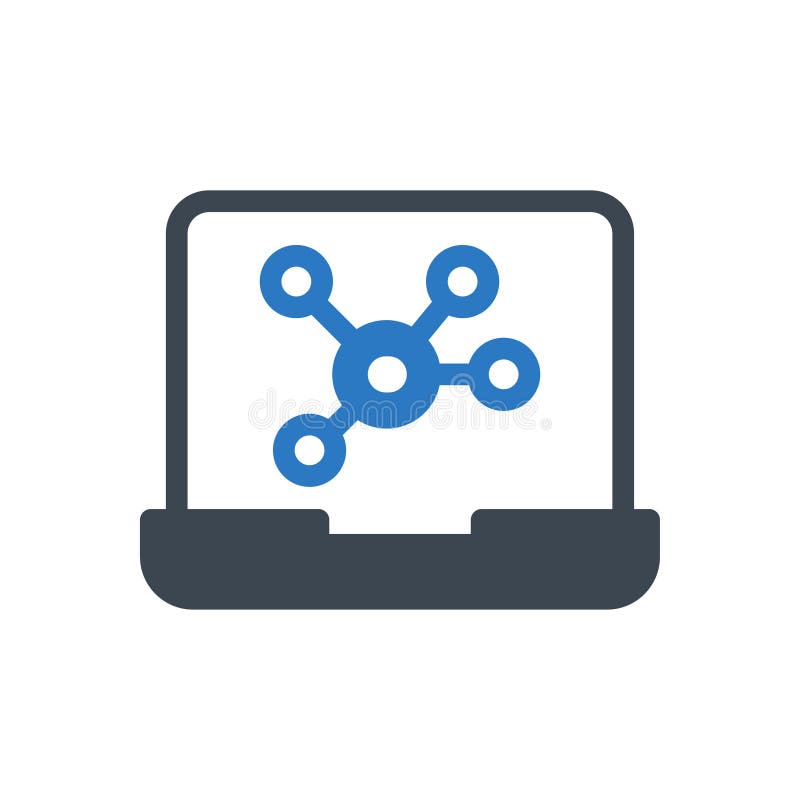 Sharing Vector Double Colour Icon Stock Vector - Illustration of liquid ...