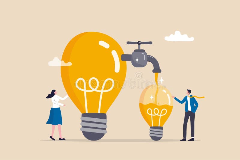 Sharing Idea or Knowledge Sharing, Transfer Information or Wisdom To ...