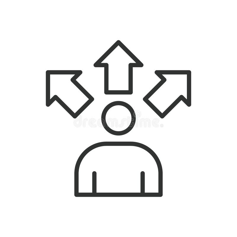 Sharing Ideas, Icon in Line Design. Sharing, Ideas, Collaboration ...