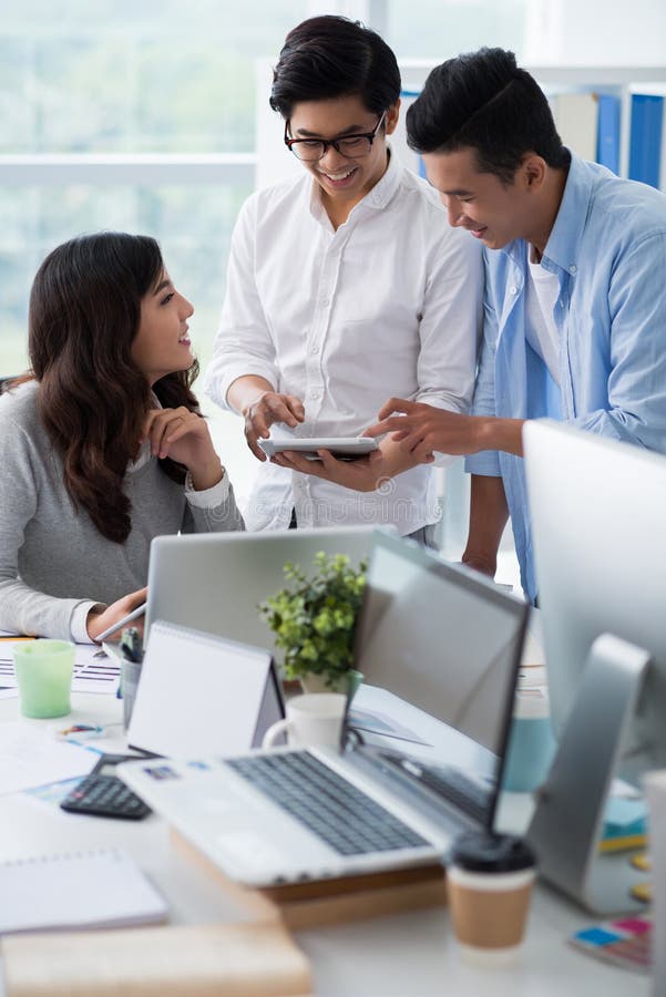 Sharing ideas stock photo. Image of together, creative - 61833398