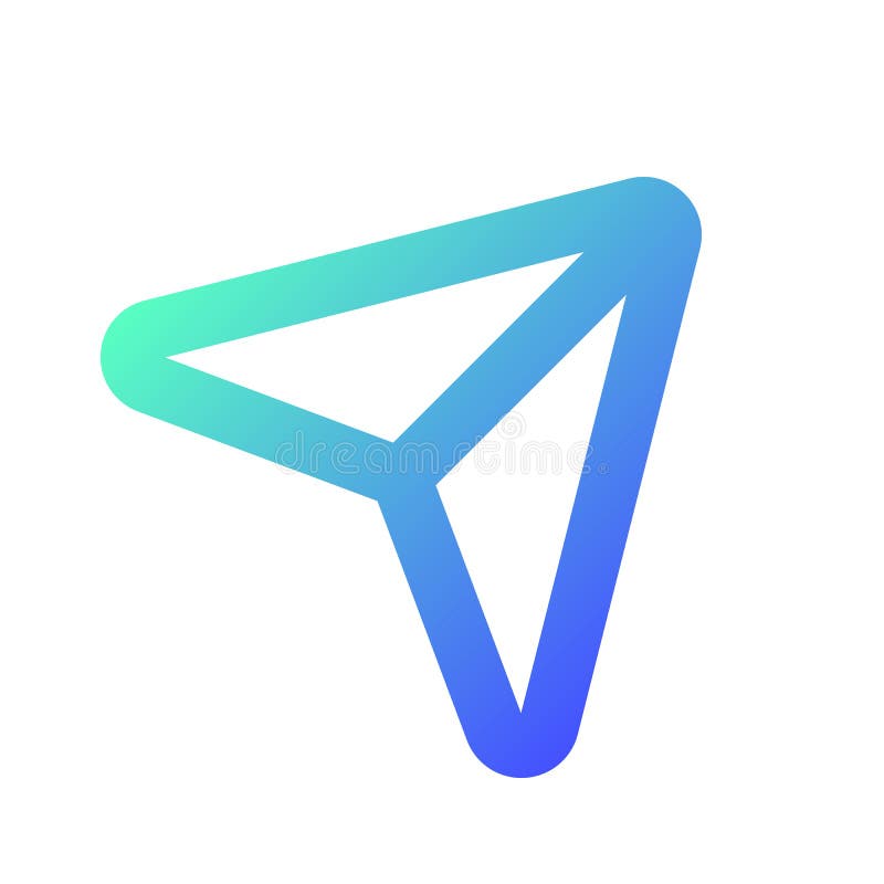 Sharing Post on Social Media RGB Color Icon Stock Vector - Illustration ...