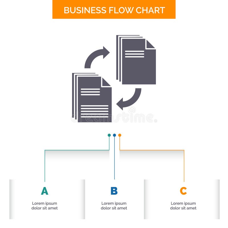 Sharing, Share, File, Document, Copying Business Flow Chart Design with ...