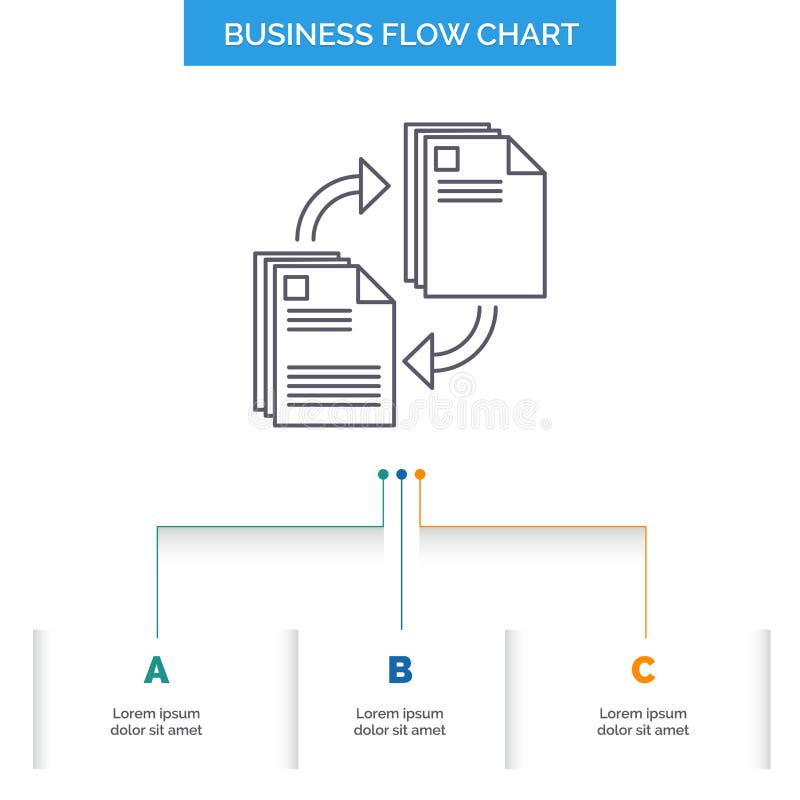 Sharing, Share, File, Document, Copying Business Flow Chart Design with ...