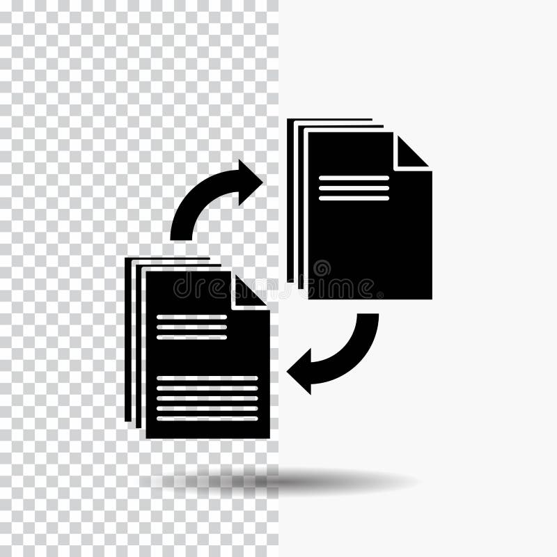 Sharing, Share, File, Document, Copying Glyph Icon on Transparent ... Sharing, Share, File, Document, Copying Glyph Icon on Transparent ...