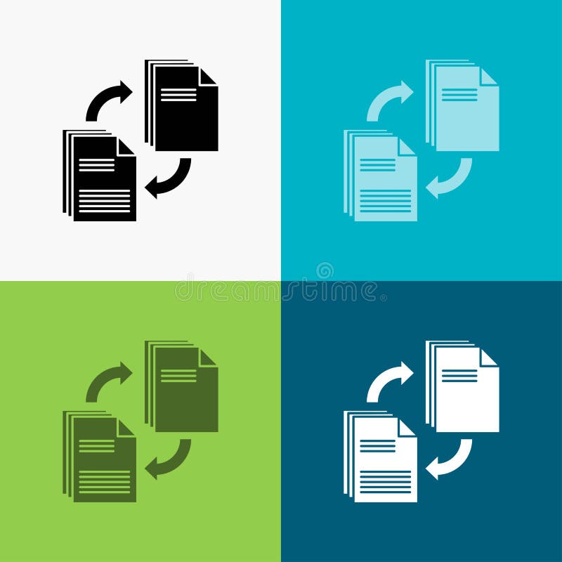 Copying Icon Vector. Trendy Flat Copying Icon from Signs Collection ...