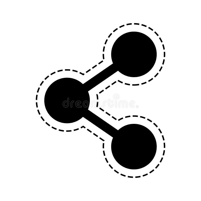 Sharing social symbol stock vector. Illustration of male - 80859394