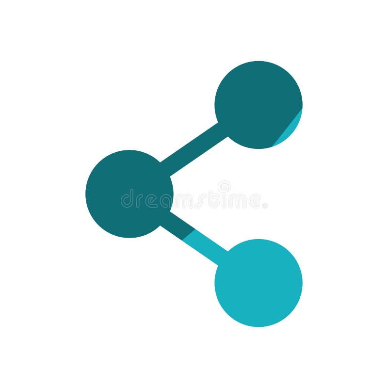 Sharing social symbol stock vector. Illustration of connection - 81128364