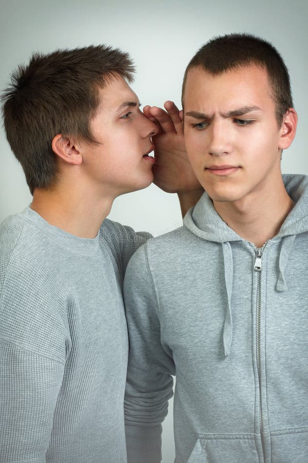 Sharing Something Very Important Stock Photo - Image of caucasian ...