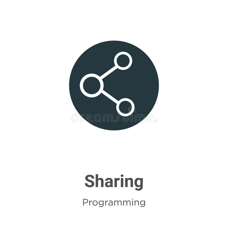 File Sharing Outline Vector Icon. Thin Line Black File Sharing Icon ...