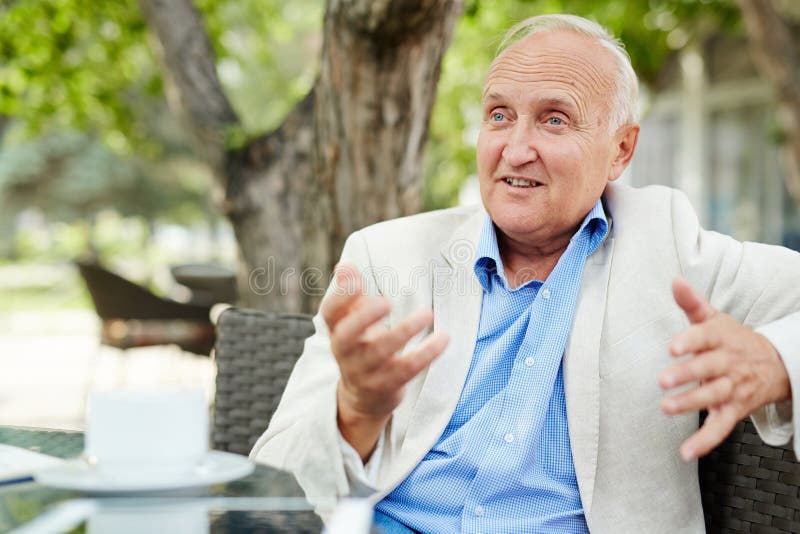 Sharing viewpoint stock image. Image of mature, discussing - 79043619