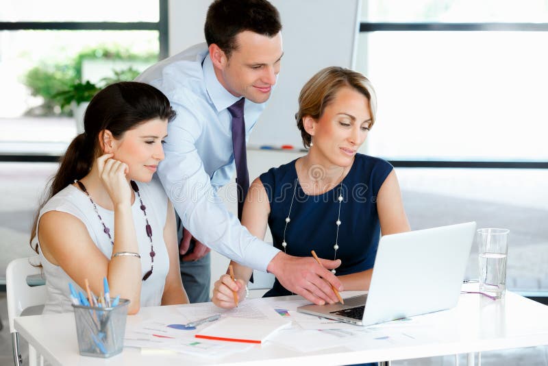 Sharing views and opinions stock image. Image of portrait - 49898695