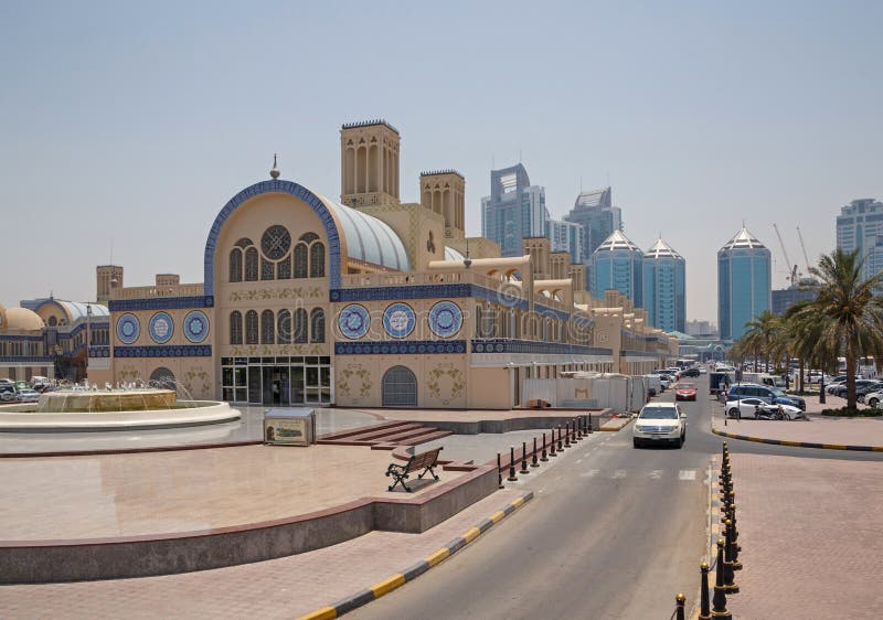 Central souk, Sharjah stock photo. Image of heritage - 24236472