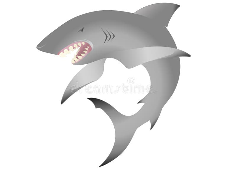 Shark Grey Angry Stock Illustrations – 136 Shark Grey Angry Stock ...
