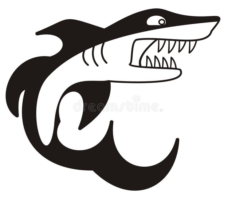 Hungry Shark Swimming Underwater Stock Illustrations – 1,011 Hungry ...