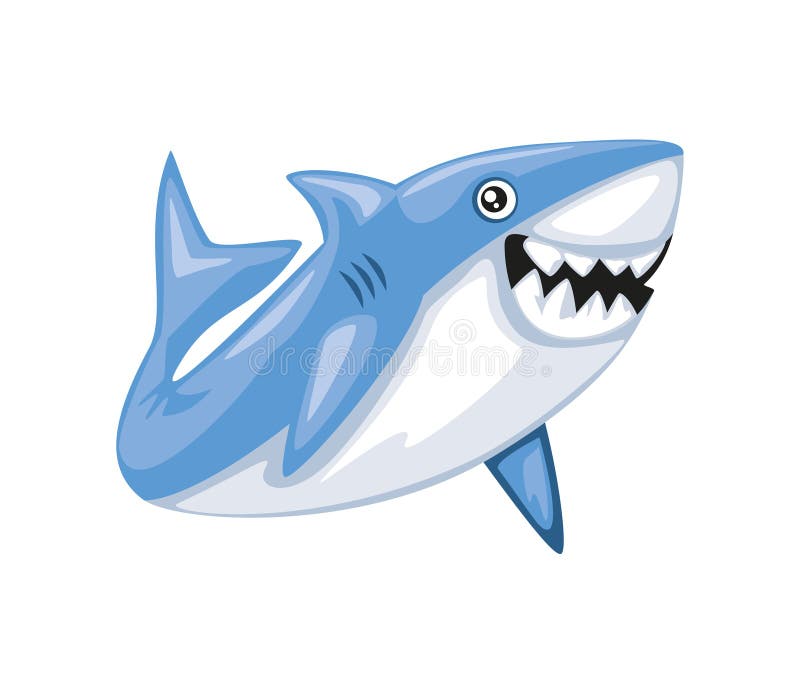 Shark animal sea stock vector. Illustration of animal - 317608880