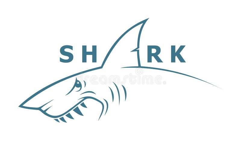 Shark banner stock vector. Illustration of danger, giant - 26637723