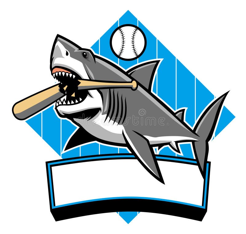 Sharks Baseball Logo