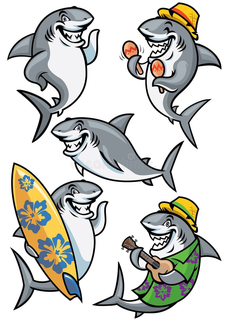 Shark Character Stock Illustrations – 16,758 Shark Character Stock ...