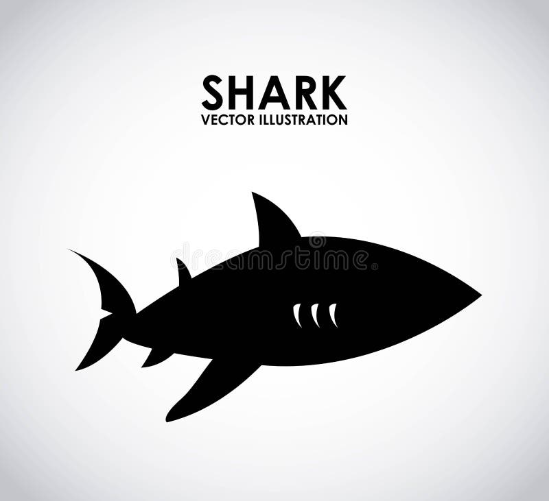 Shark design stock vector. Illustration of nature, animal - 45498871