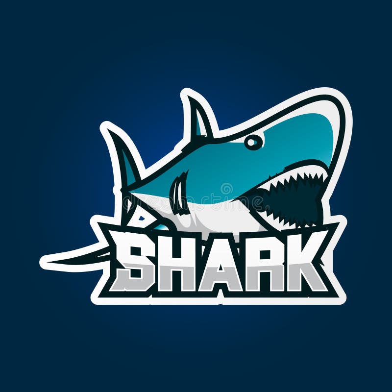 Shark Esport Gaming Logo Design. Shark Gaming Emblem Logo Design ...