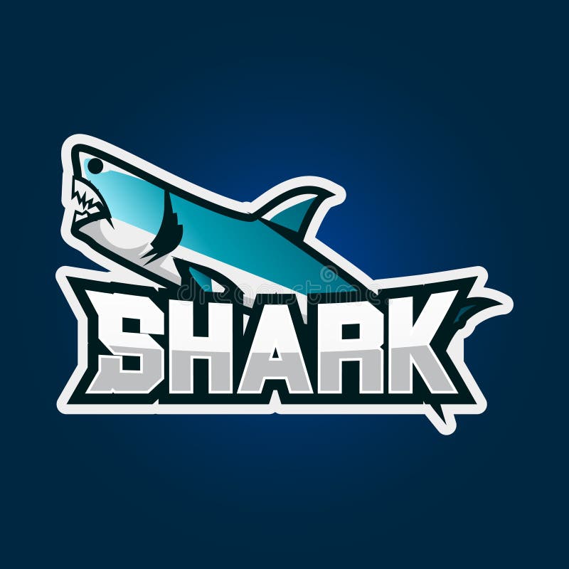 Shark Esport Gaming Logo Design. Shark Gaming Emblem Logo Design ...