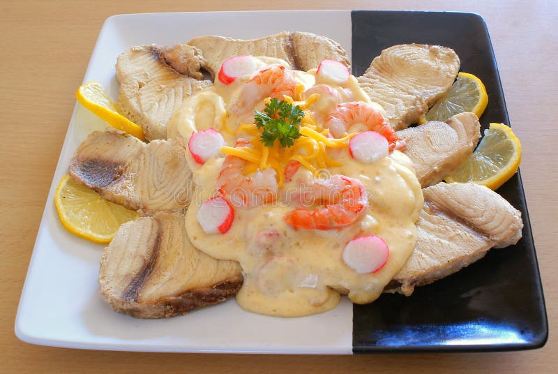 Shark fillets stock photo. Image of calamari, shrimps - 5430786