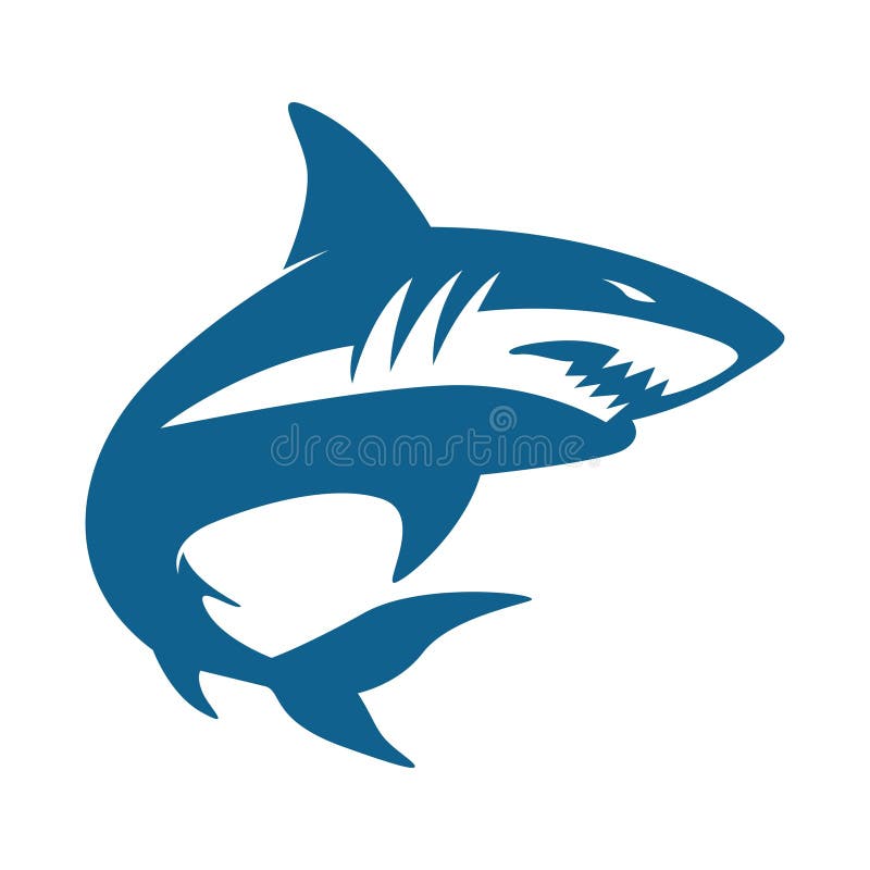 Shark icon logo design stock vector. Illustration of wild - 333168065