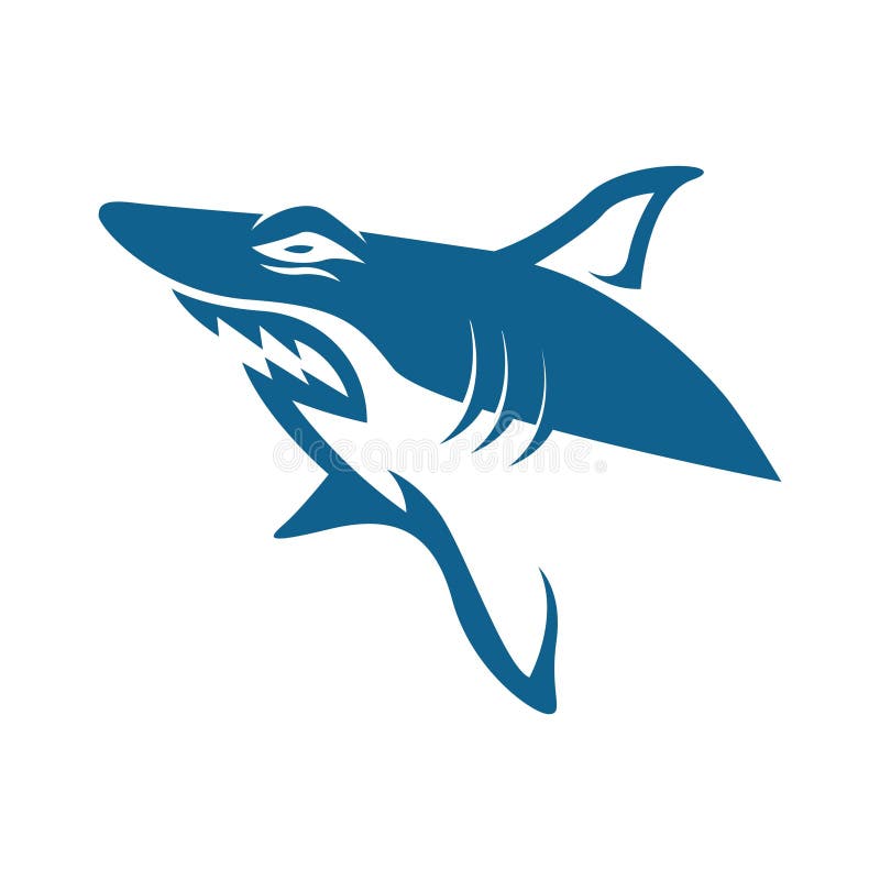 Shark icon logo design stock vector. Illustration of animal - 333168081