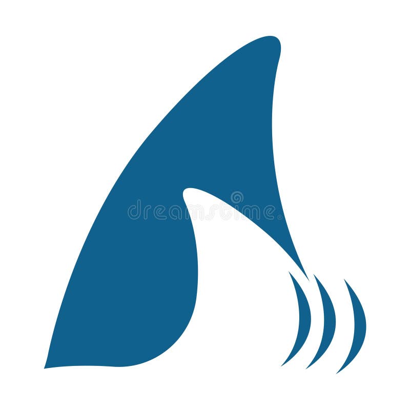 Shark icon logo design stock vector. Illustration of shark - 333168132