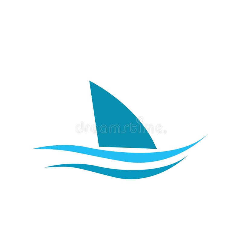 Shark Icon Vector Illustration Stock Vector - Illustration of ecology ...