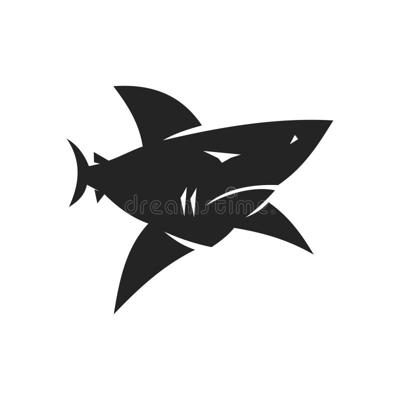 Shark Logo Template Isolated. Brand Identity. Icon Abstract Vector ...