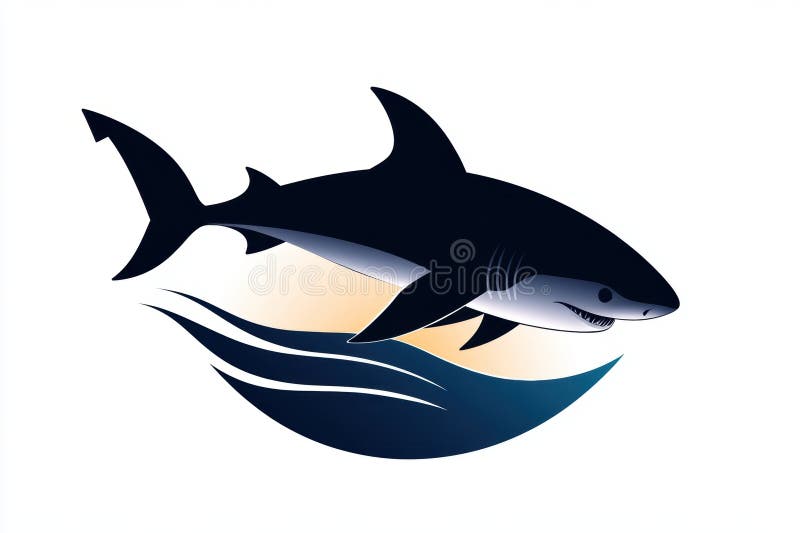 Shark Logo Template, a Timeless and Versatile Shark Silhouette Logo ...