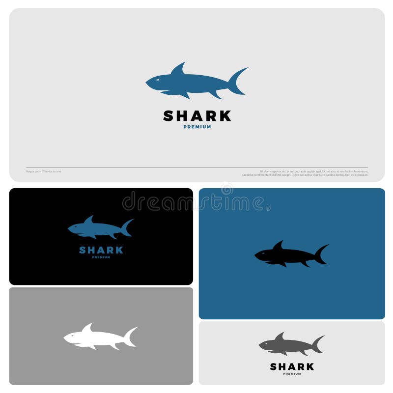 Shark Logo Vector Icon Illustration Stock Illustration - Illustration ...