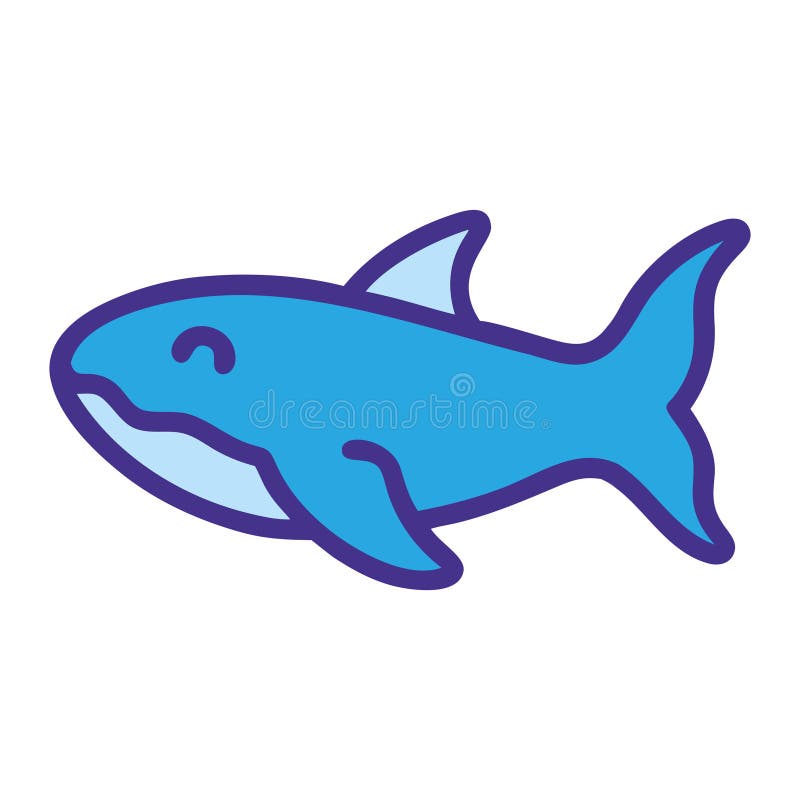 Shark marine life icon stock vector. Illustration of ocean - 362432639