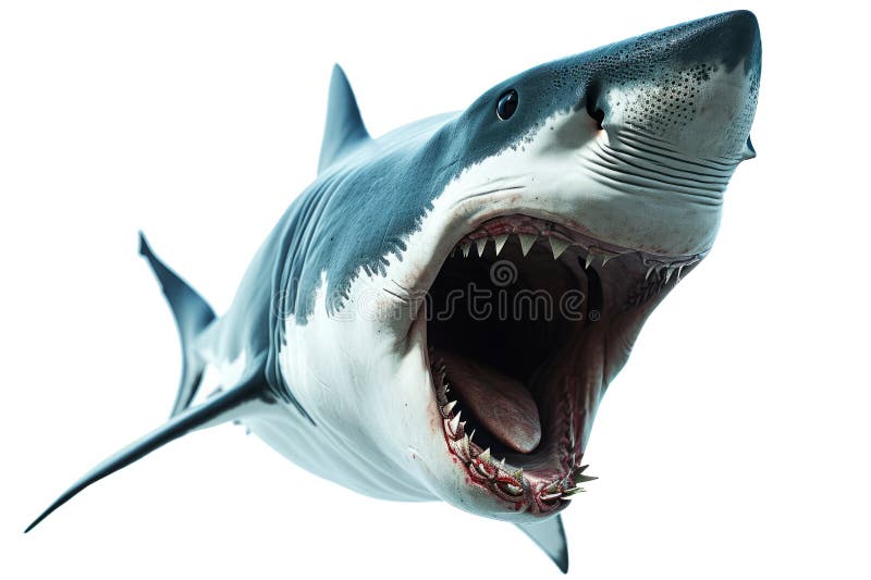 Shark Open Jaws Isolated Transparent Background Stock Photos - Free ...