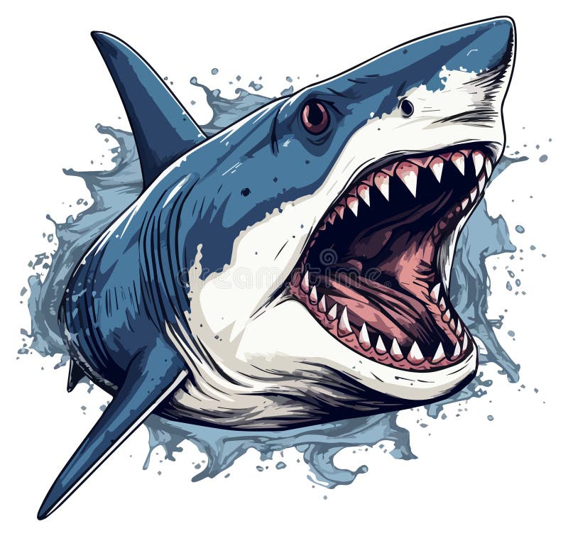 Shark Mouth Drawing