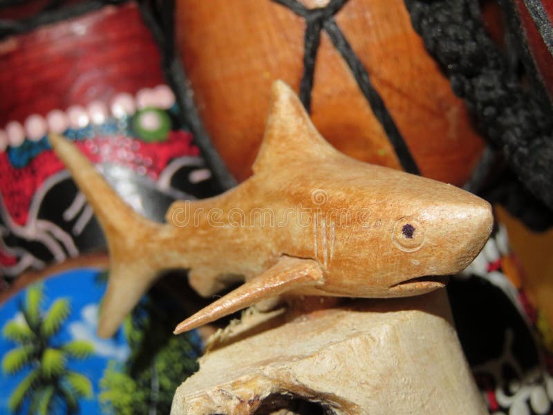 Shark souvenirs. editorial photography. Image of wood - 92486492